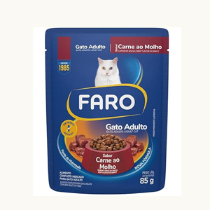 Faro Cat Food – Beef Flavor (85g Pouches) - Abu Farees